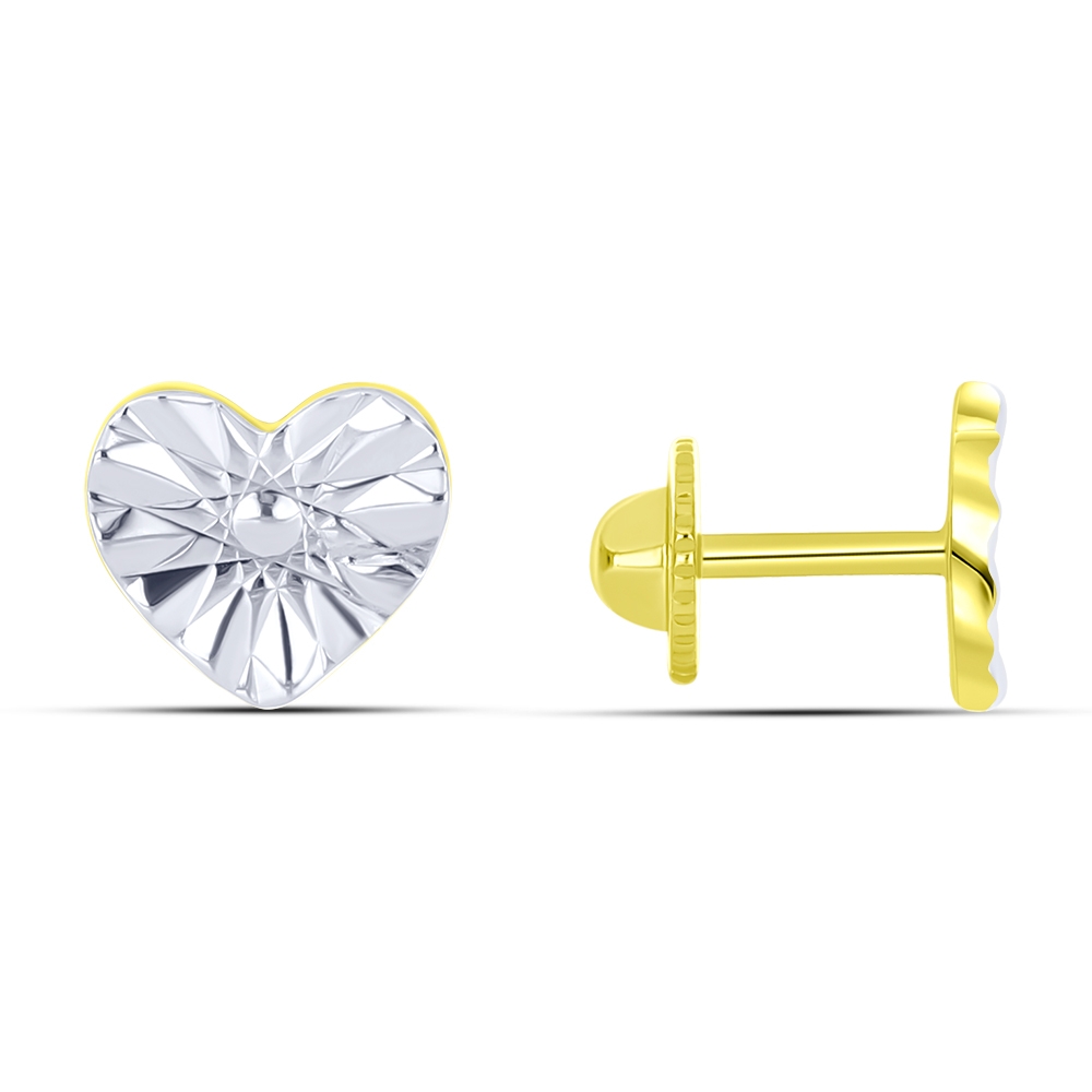 Cercei Pusete din aur galben fără pietre art vge070325g